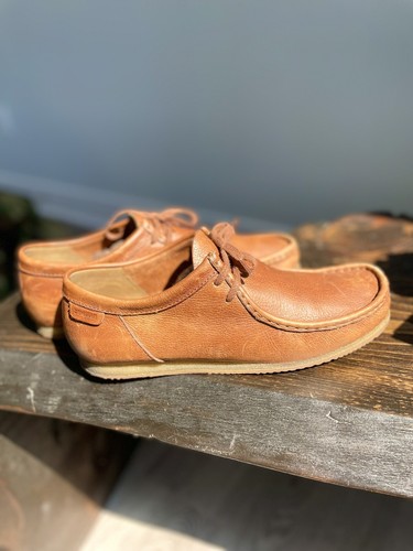 mens brown leather clarks - Gem