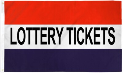 Lottery Tickets 3x5ft Poly Flag Lottery Lotto Buy Lotto Here Flag | eBay