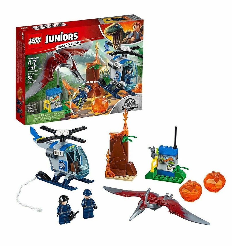 LEGO Juniors Pteranodon Escape 10756 Marvel 84 Piece Jurassic World NIB ...