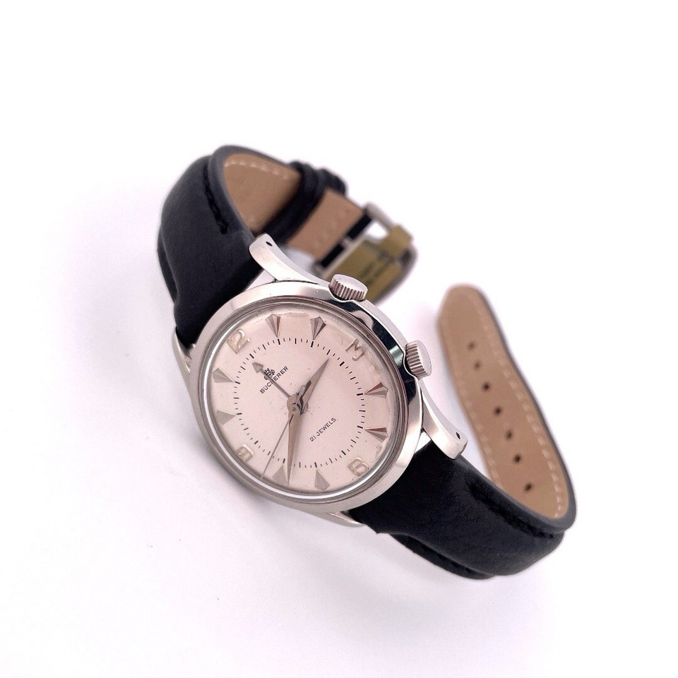 Swiss Bucherer Automatic Alarm Buzzing Wrist Watch 33MM | eBay