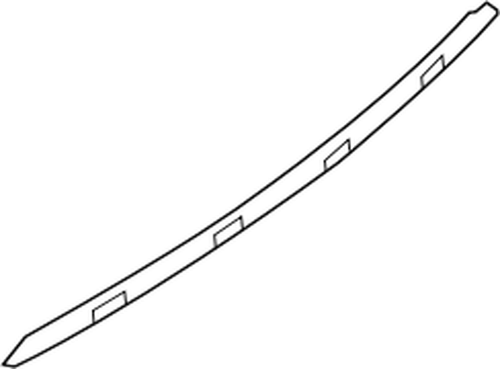 85072-3KA0A Nissan Mouldingrear bumper 850723KA0A, New Genuine OEM Part ...