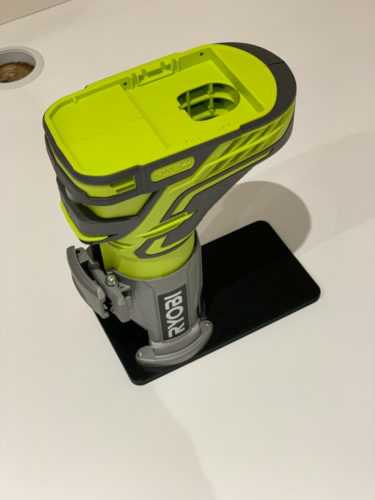 Router Sub BASE PLATE for Ryobi R18TR-0 ONE+ Cordless Trim Router | eBay UK