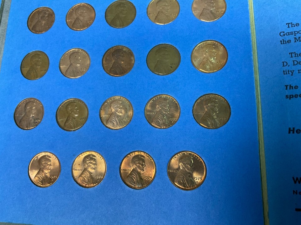 One Completed Lincoln Head Cent Collection - Book Number 2 Album 1941 ...