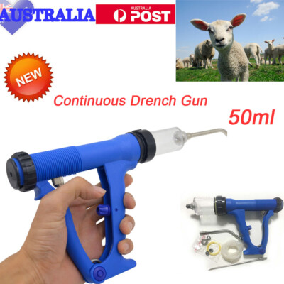 50ml Continuous Drench Gun for Animal Cattle Sheep Goats Livestock ...