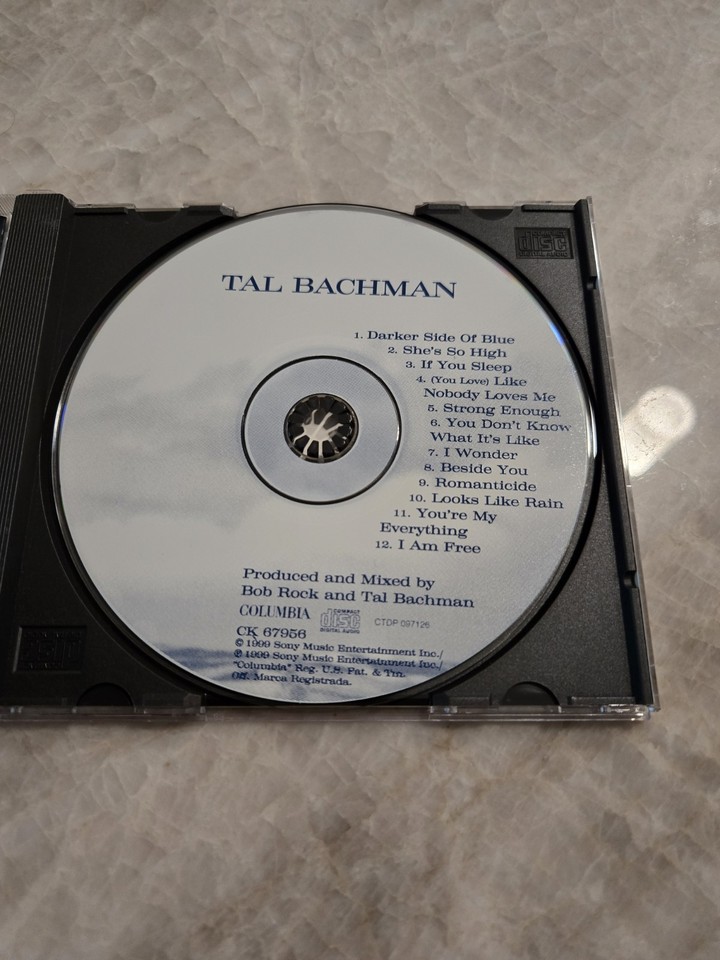 Tal Bachman by Bachman, Tal (CD, 1999) | eBay