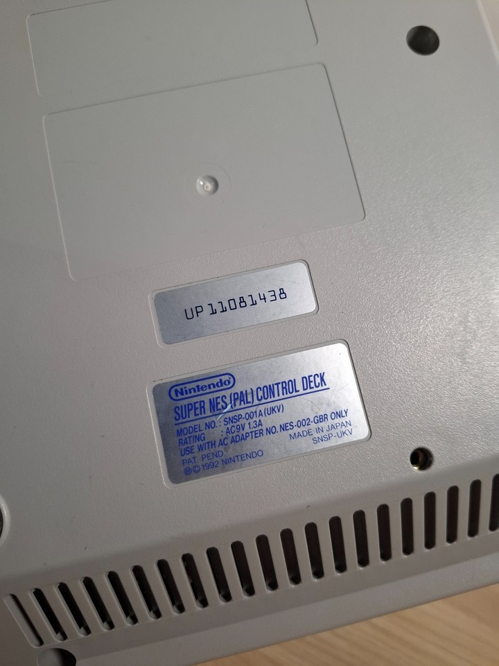 SNES Console Super Nintendo Entertainment System Console only Superb ...