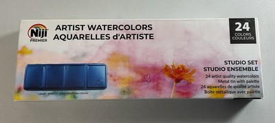 Niji Premier Artist Watercolors Studio Set 24 Colors - Brand New | eBay