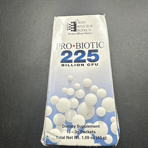 Ortho Molecular Ortho Biotic Probiotic 225 Billion CFU Supplement -15 ...