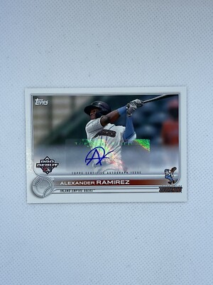 Alexander Ramirez 2022 Topps Pro Debut Base Auto Autograph PD-106 | eBay