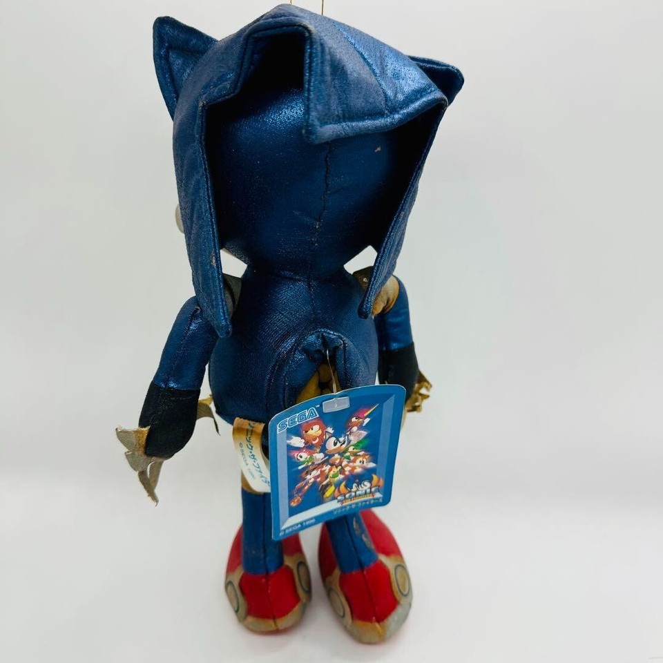 1997 Sonic The Fighters Metal Sonic Plush doll SEGA Sonic the Hedgehog ...