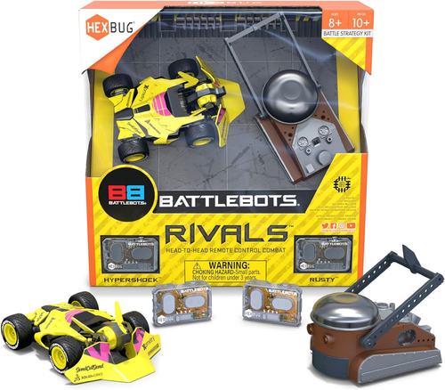 Battlebots Rivals 6.0 Rusty and Hypershock, Remote Control Robot Toys ...