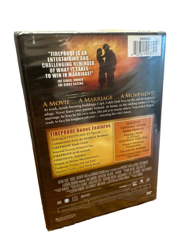Fireproof DVD Movie Special Collectors Edition (Sealed, 2009) NEW SEALED | eBay