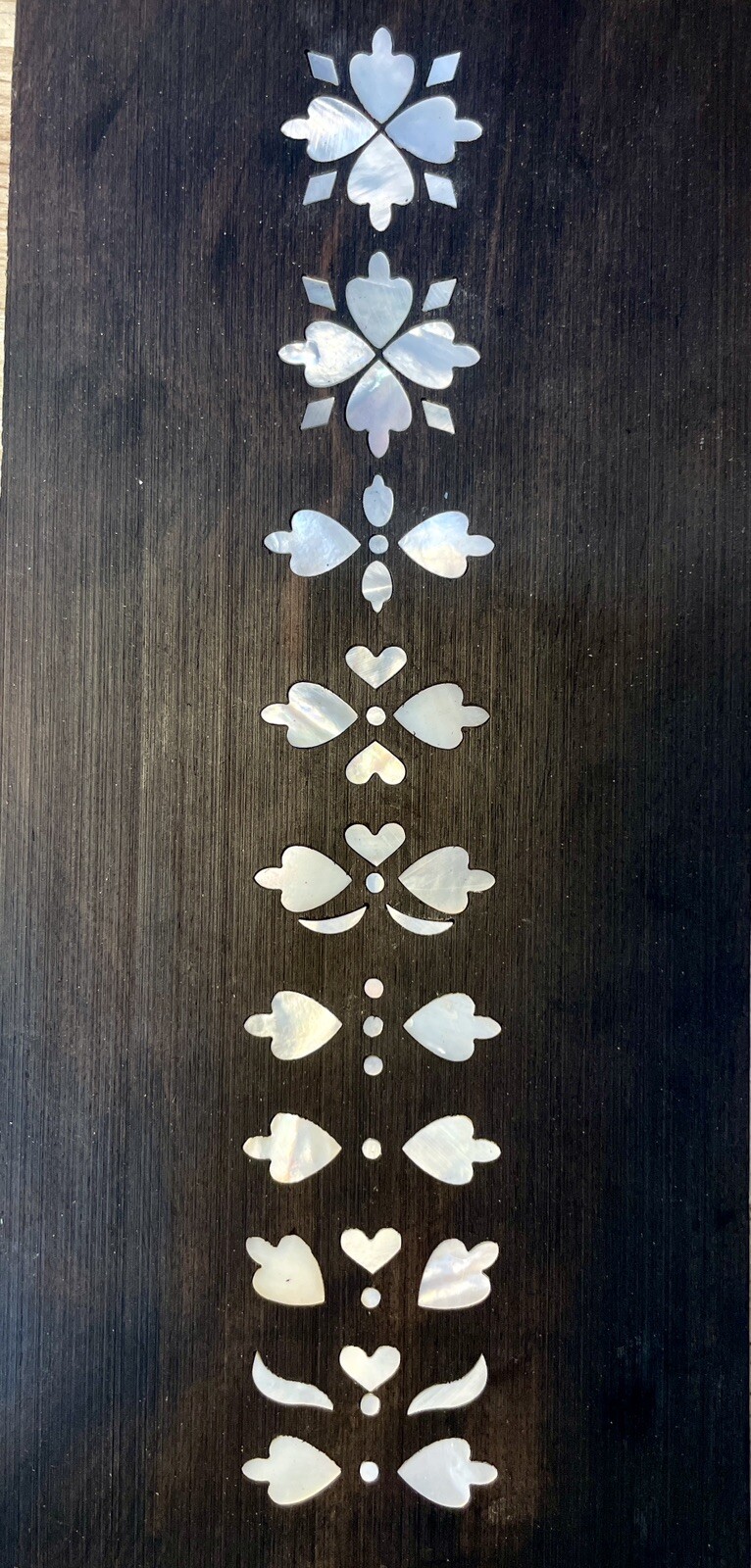 Banjo Inlay Hearts & Flowers Mother of Pearl USA MADE | eBay