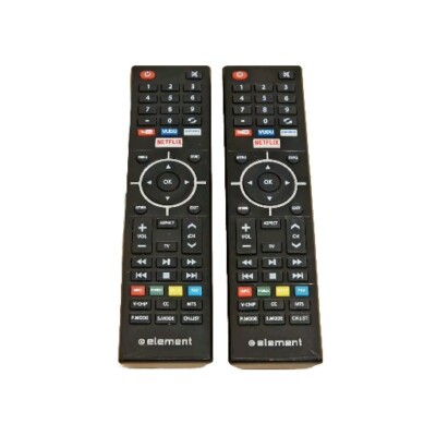 2 NEW GENUINE Element Smart TV Remote Control for ELSJ5017 & FREE ...
