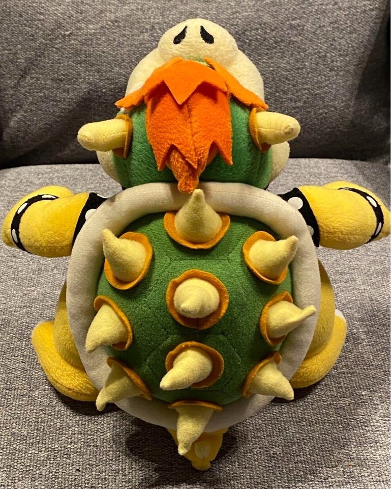 Rare 2003 Super Mario Party 5 Bowser Plush Doll by Nintendo Sanei ...