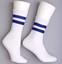 12 Pairs 1 Dozen Old School Striped Crew Socks Retro Athletic Casual ...