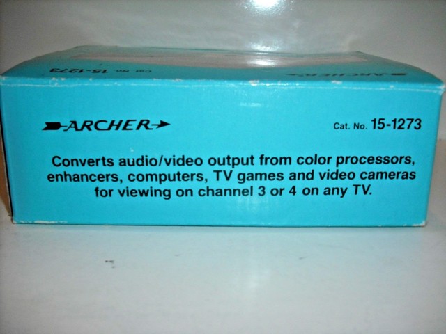 Archer Audio Video Computer RF Modulator 15-1273a for sale online | eBay