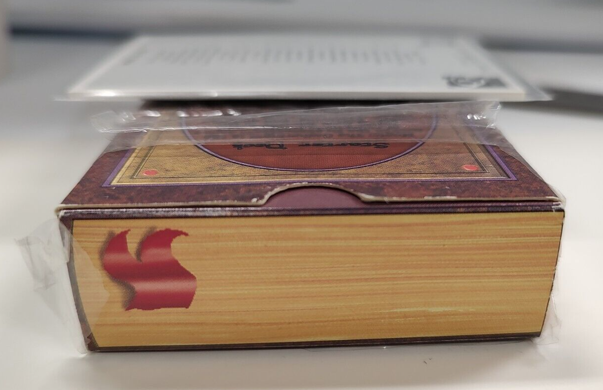 MAGIC THE GATHERING MTG EMPTY ALPHA STARTER DECK BOX WITH RULEBOOK NM U.S 005 | eBay