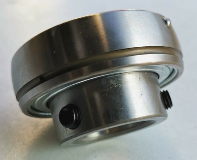 Premium SB207-22G Insert Bearing 1-3/8" Bore w/Set Screw Re-Lube Type ...