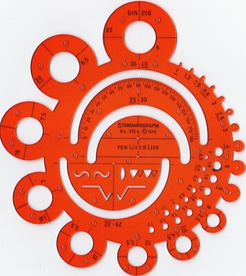 ZEICHENSCHABLONE STANDARDGRAPH 310 n ABRUNDUNGEN STANDARDGRAPH 310n ...