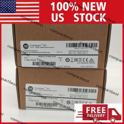 2022 New Factory Sealed AB 1769-IQ32 SER A CompactLogix 24V DC Input ...