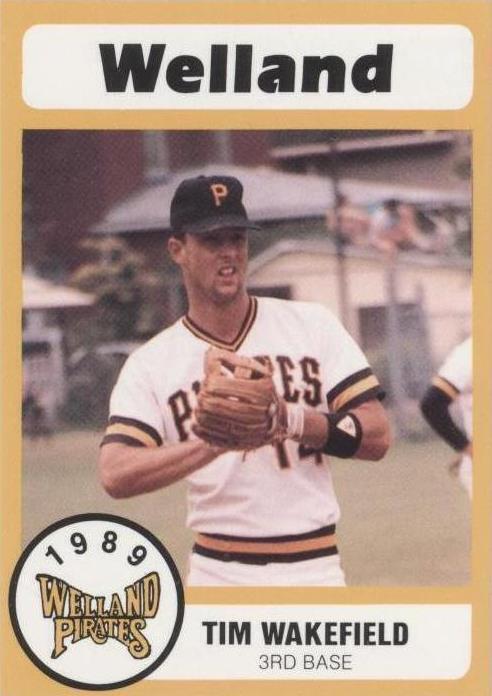 1989 Bill Pucko Welland Pirates - Tim Wakefield #27 (RC) for sale ...