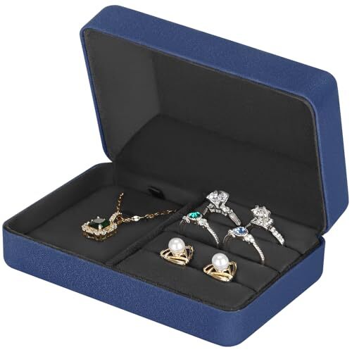Velvet Ring Storage Box Jewelry Set Box, Velvet Gift Box for Bracelet ...