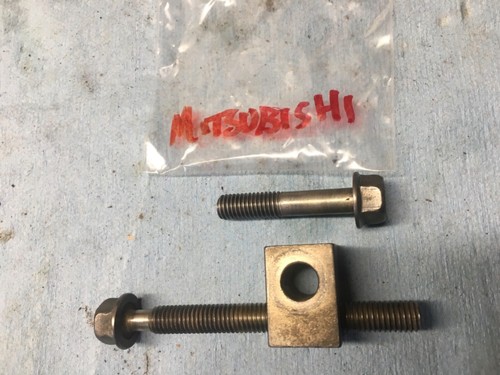 Mitsubishi Alternator belt Tensioner Adjustment Bolt, Block Nut and ...