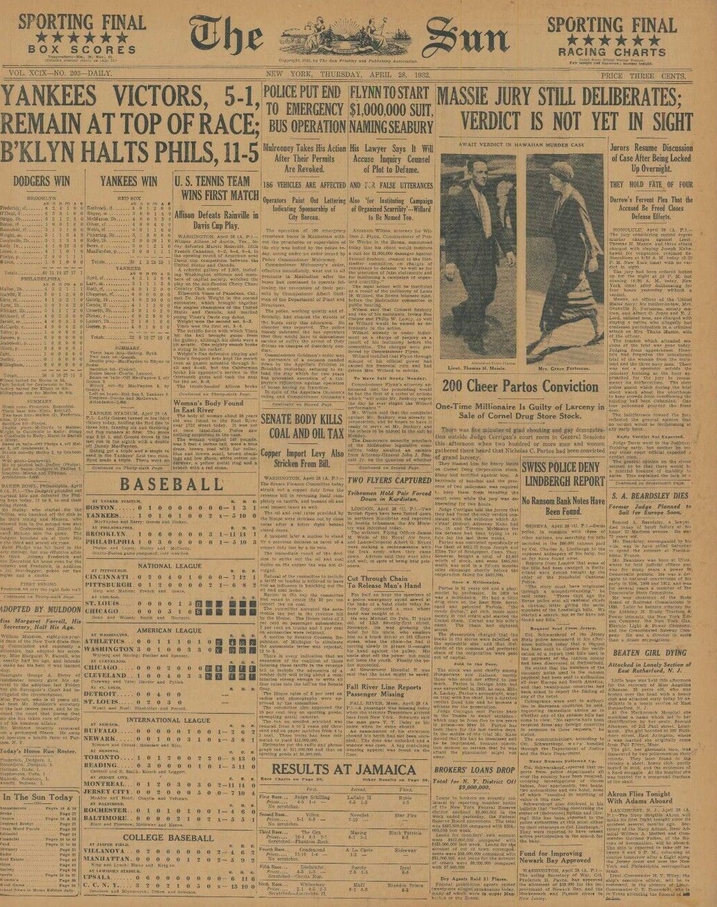 MASSIE JURY killing of Joseph Kahahawai Thomas H Massie Darrow April 28 ...