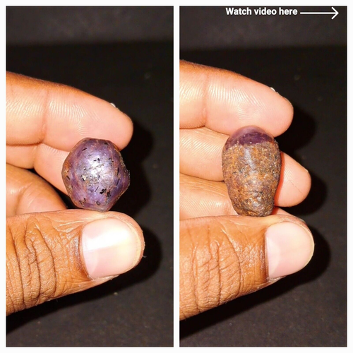 STAR RUBY VIOLET 76.00 CT PENCIL METAPHYSICAL MASSAGE WAND SPECIMEN GEMSTONE | eBay Australia