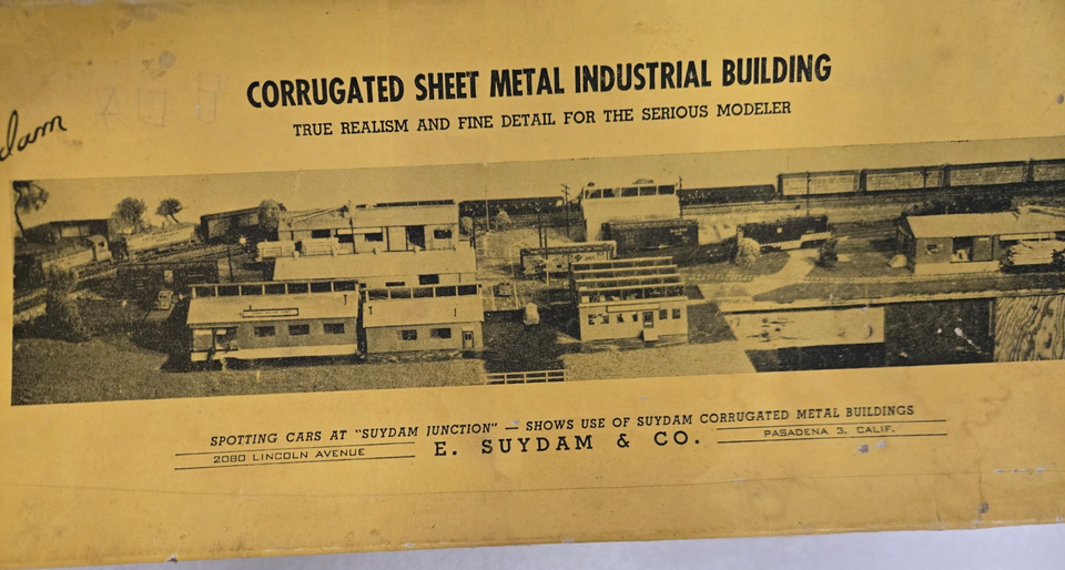 SUYDAM HO SCALE MACHINE WORKS DOUBLE BUILDING CRAFTSMAN KIT # 2B | eBay