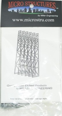 Miller Engineering #990 HO & O Scale Micro Structures Billboard Support ...