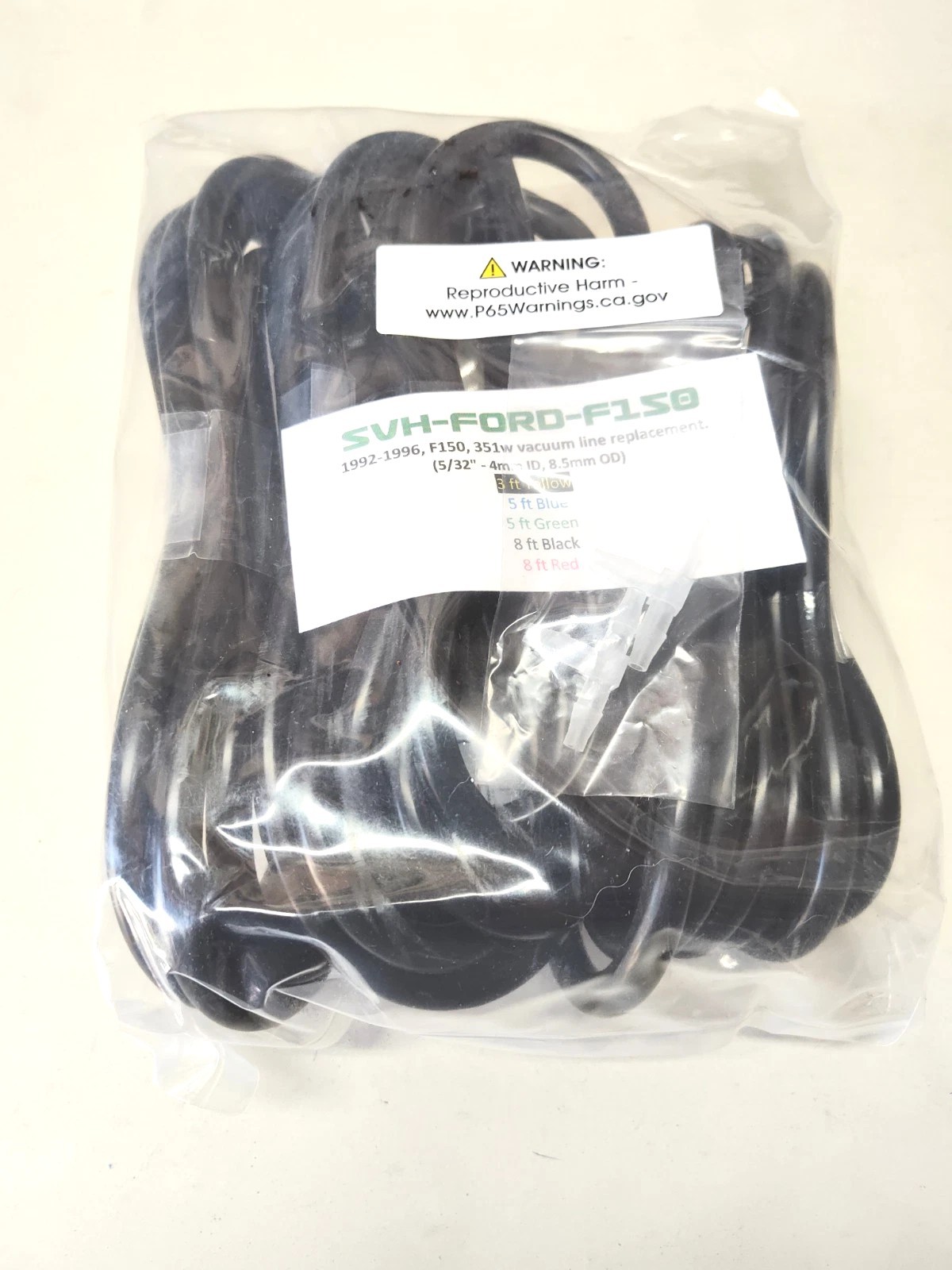 VACUUM LINE KIT For FORD F-150 1992-1996 305w And 351w 5.0/5.8 BLACK | eBay