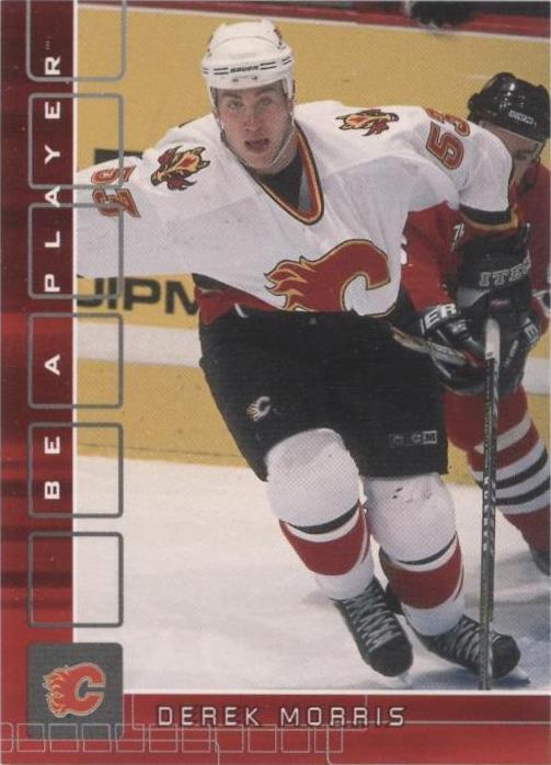2001-02 In the Game Be A Player Memorabilia - Derek Morris #127 Ruby ...