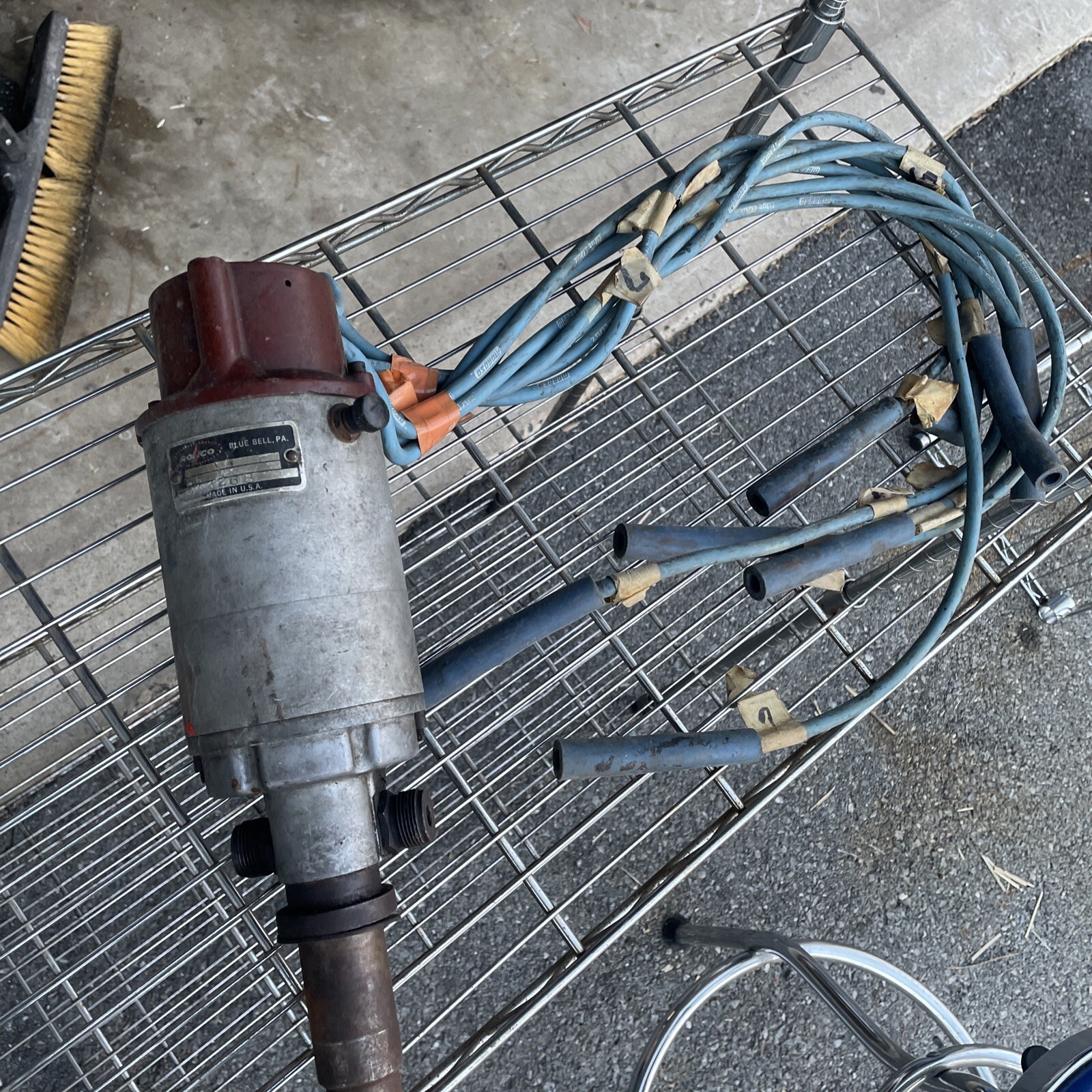 Ronco Magneto Vertex Magneto Chevrolet, Distributor, Tach Driven, 1960s ...