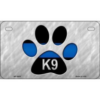 K9 Police Novelty Motorcycle License Plate Tag | eBay