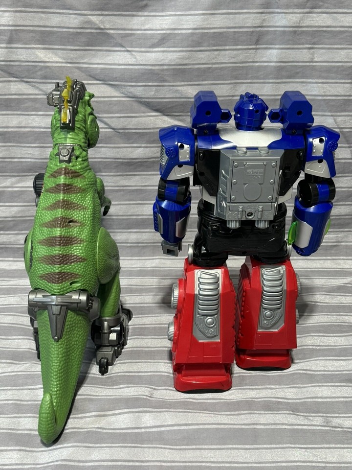 Adventure Force ROBOT Astrobot T-Rex Dino Walk Fight 14" Lights Up ...