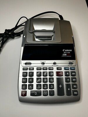 Canon MP11DX - 2 Color Printing Desktop Business Calculator | eBay