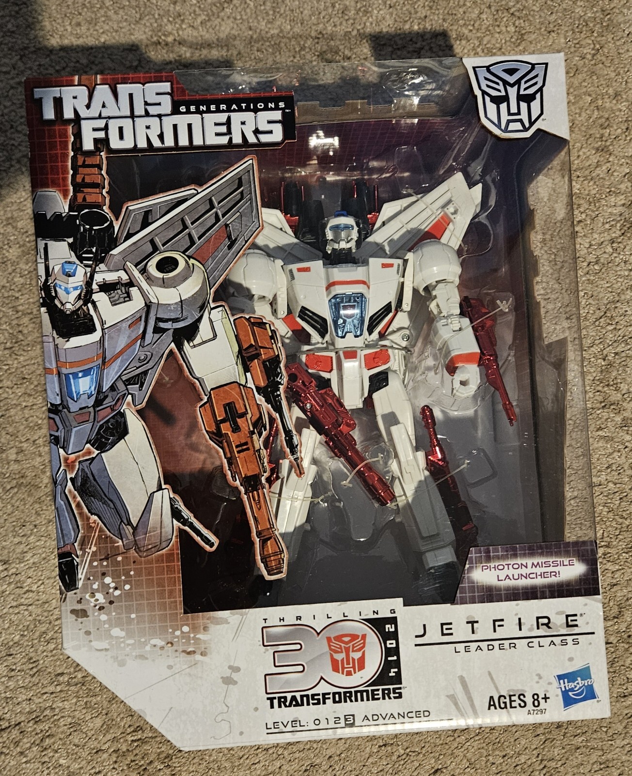 Transformers Generations Leader Class Jetfire 30th Anniversary Figure ...