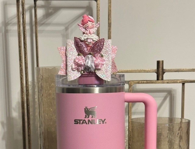 STANLEY TUMBLER ACCESSORIES Easter Bow & Angel Straw Topper | eBay