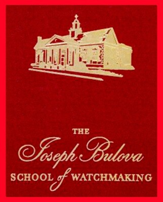 Joseph BULOVA School of Watchmaking COMPLETE Training Course 1947 ...