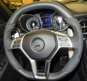 Mercedes Benz Genuine R172 SLK SMG Alcantara Steering Wheel With Paddle ...