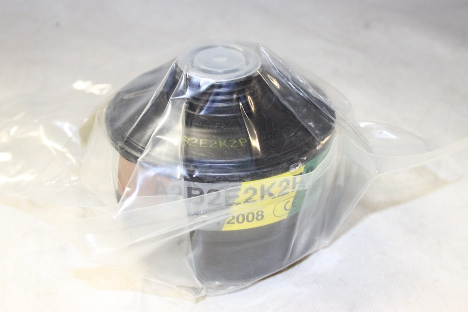 NEW Military Gas Mask Black Filter 40mm Threaded NATO Israeli MP5 10/ ...