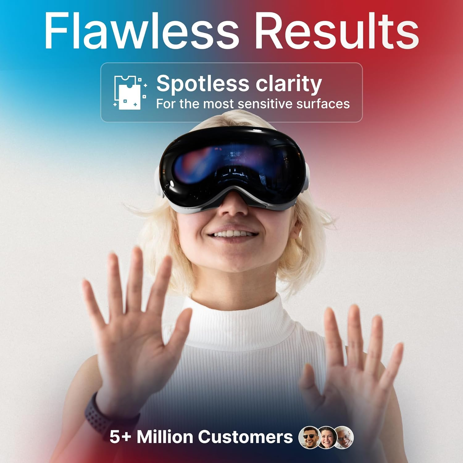 Koala Eyeglass Lens Cleaner Spray Kit: 2 Bottles + 2 Microfiber Cloths ...