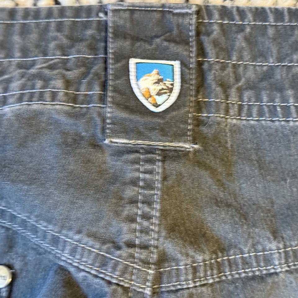 KUHL REVOLVR Pants Men 36X32 Gotham Grey/Black Lightweight Hiking ...