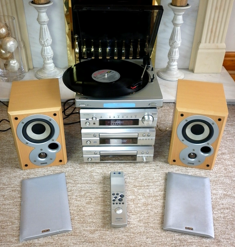 Quality Denon Hi-Fi Separates System with Denon Speakers and Bush ...