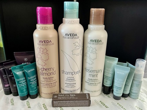 Aveda Hair & Body Care Lot-Rosemary-Mint, Cherry-Almond, Shampure & Asst Samples | eBay