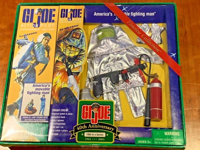 Gi Joe 40th Anniversary Action Pilot Crash Crew 19th in Series Hasbro ...