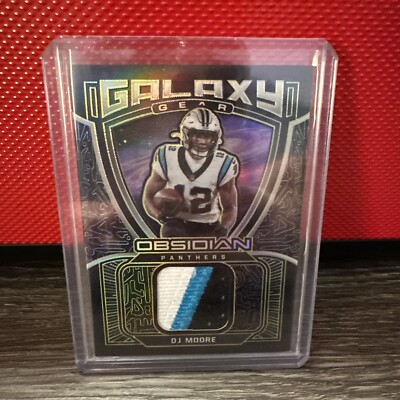 2021 Obsidian Galaxy Gear DJ Moore # 11/25 tri-color patch | eBay