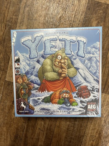 Yeti Board Game A Tactical Dice Game 2-5 Mountaineers AEG Brand New ...